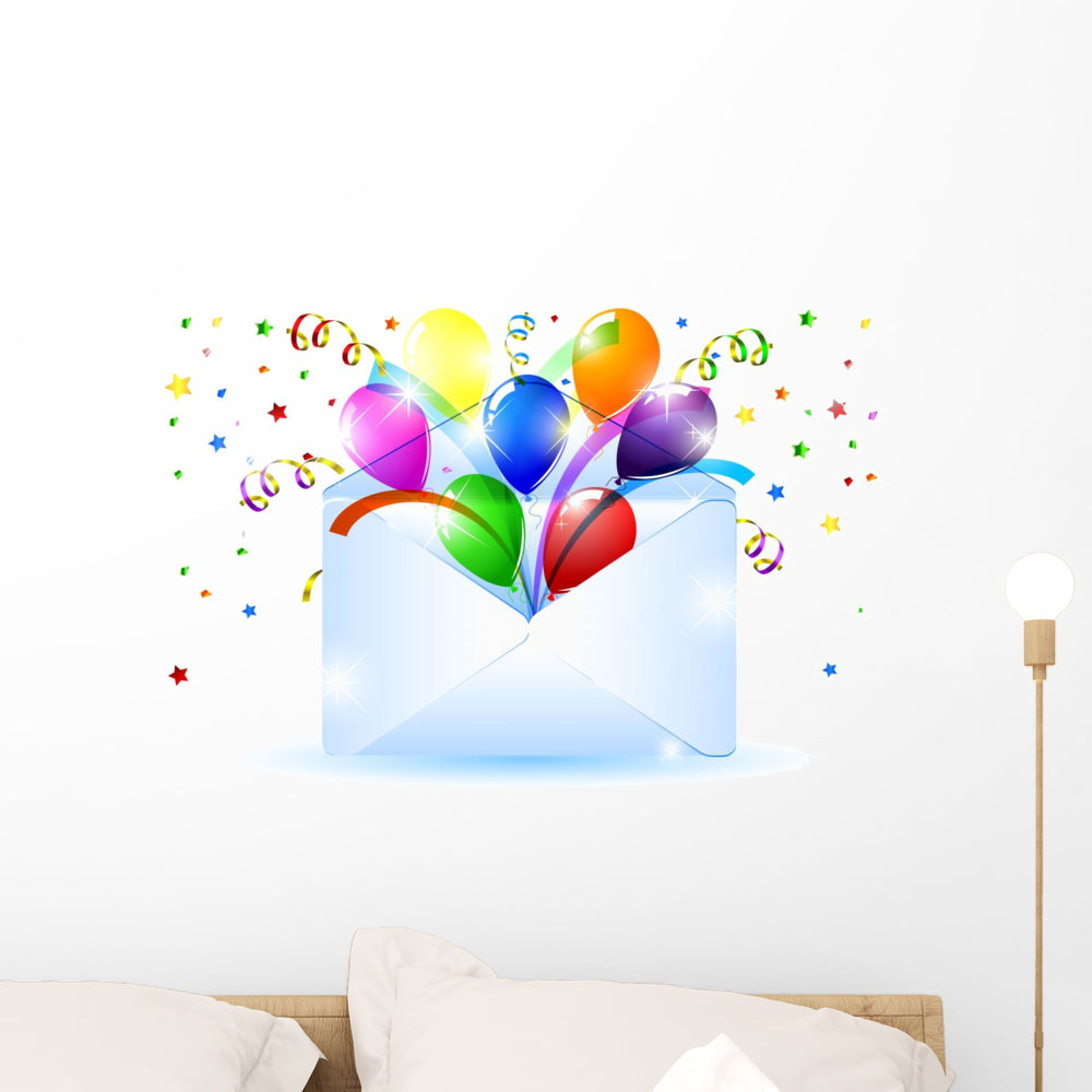 Open Envelope Wall Mural – Wallmonkeys