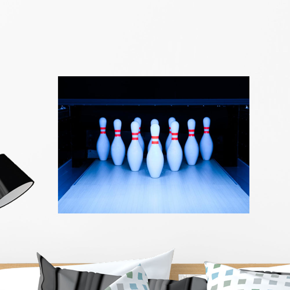 Bowling Pins Wall Mural – Wallmonkeys