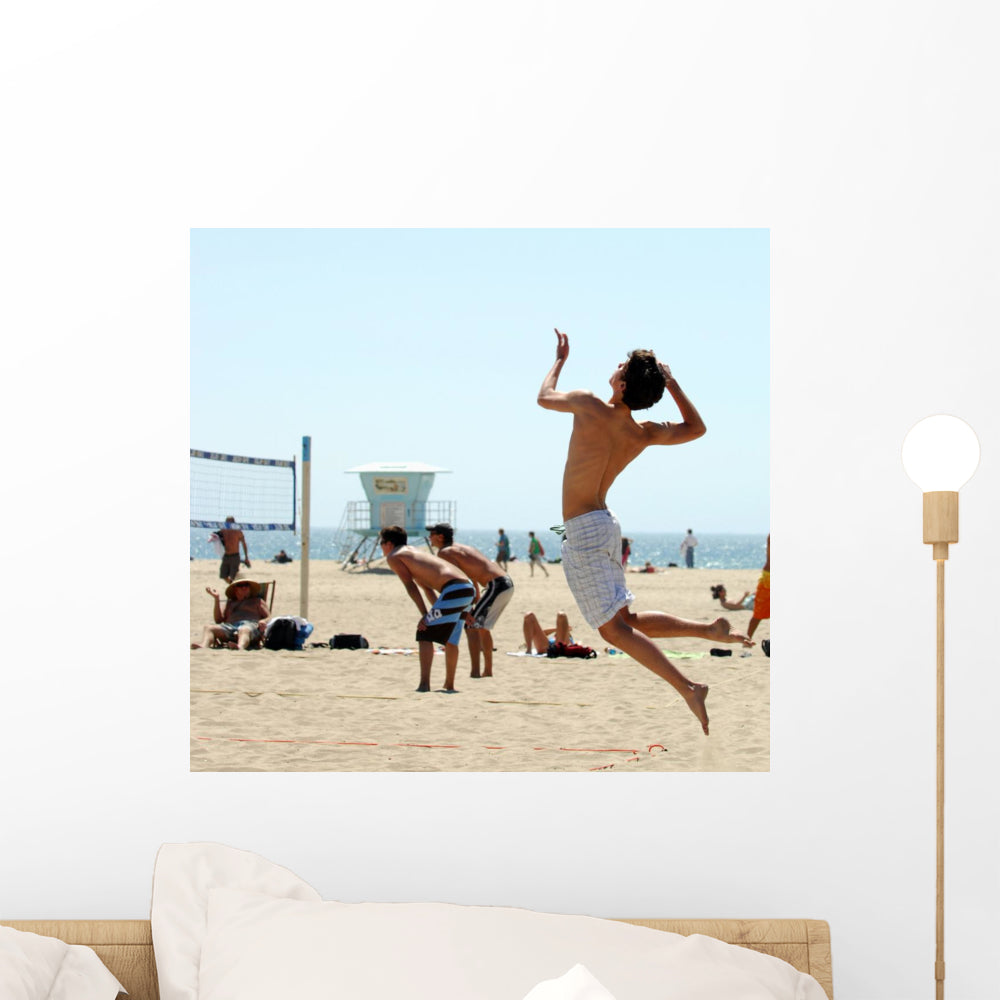 Beach Volleyball Wall Mural – Wallmonkeys