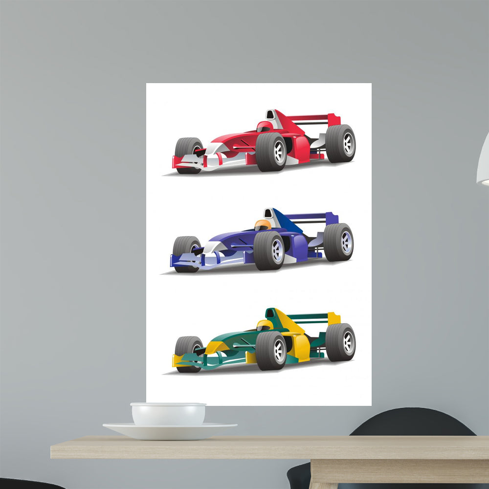 Formula 1 Wall Decal - WallMonkeys.com – Wallmonkeys
