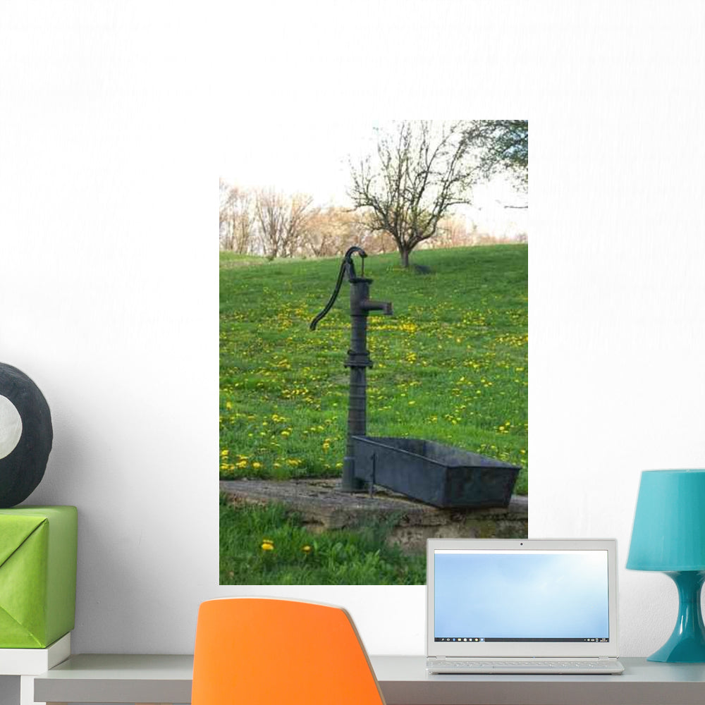 Water Pump Wall Decal Design 1 - WallMonkeys.com – Wallmonkeys