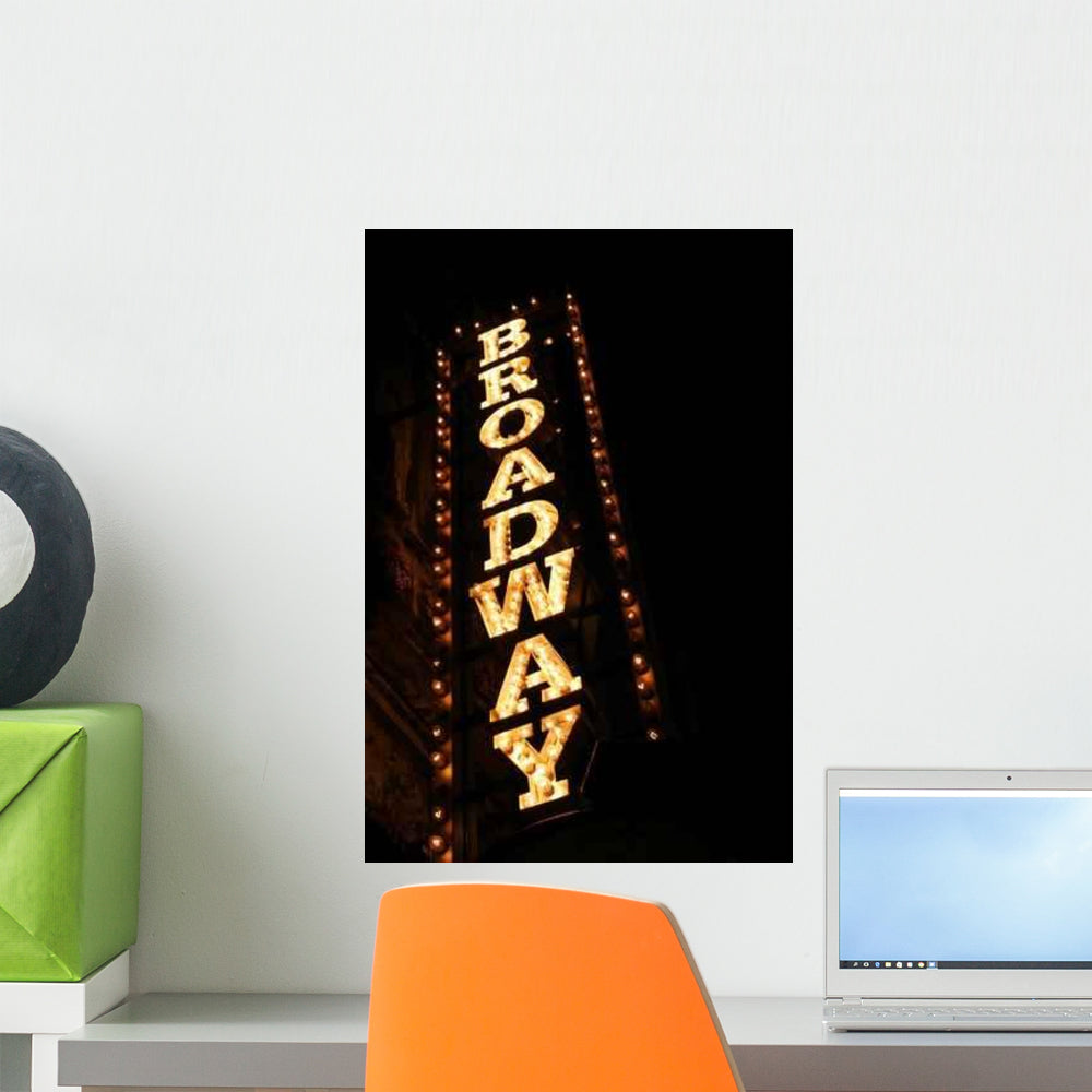 Broadway Sign Wall Decal - WallMonkeys.com – Wallmonkeys