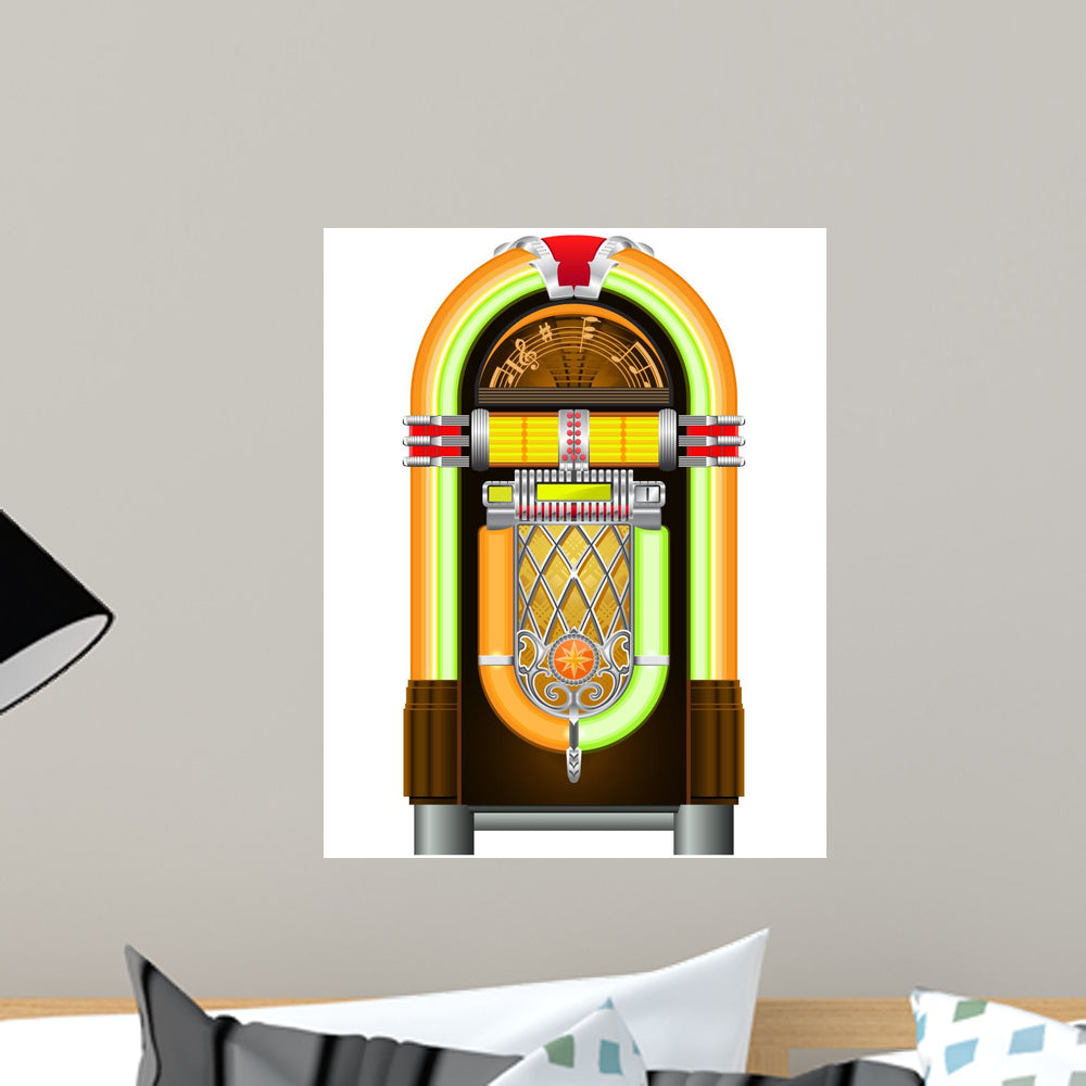 Jukebox Wall Decal – Wallmonkeys