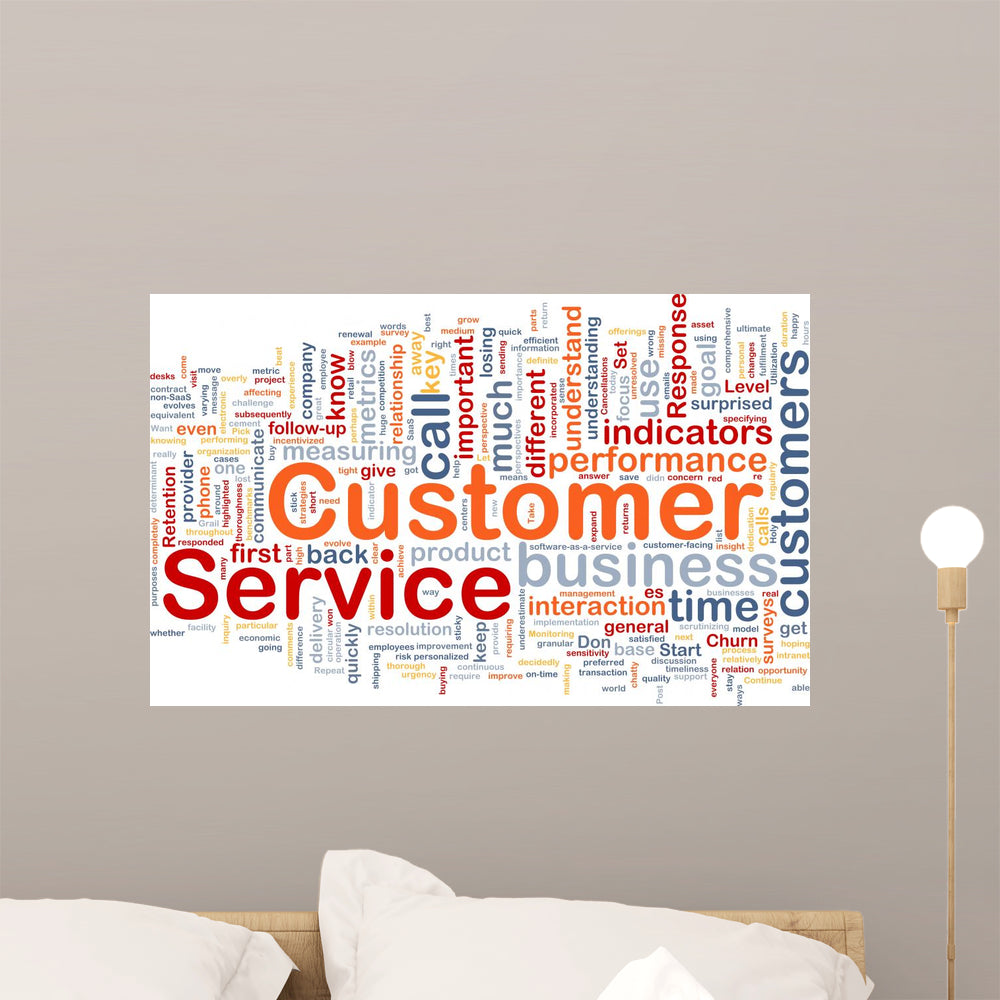 Customer Service Concept Wall Mural – Wallmonkeys