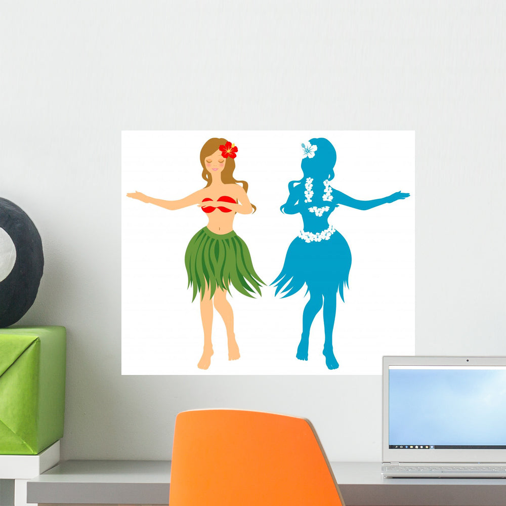 Hula Girl – Wallmonkeys