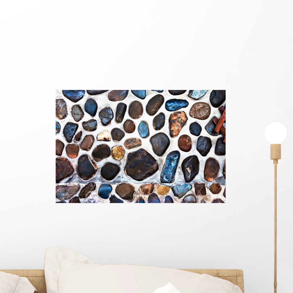 Inset Stones Wall - Wall Decal - WallMonkeys.com – Wallmonkeys
