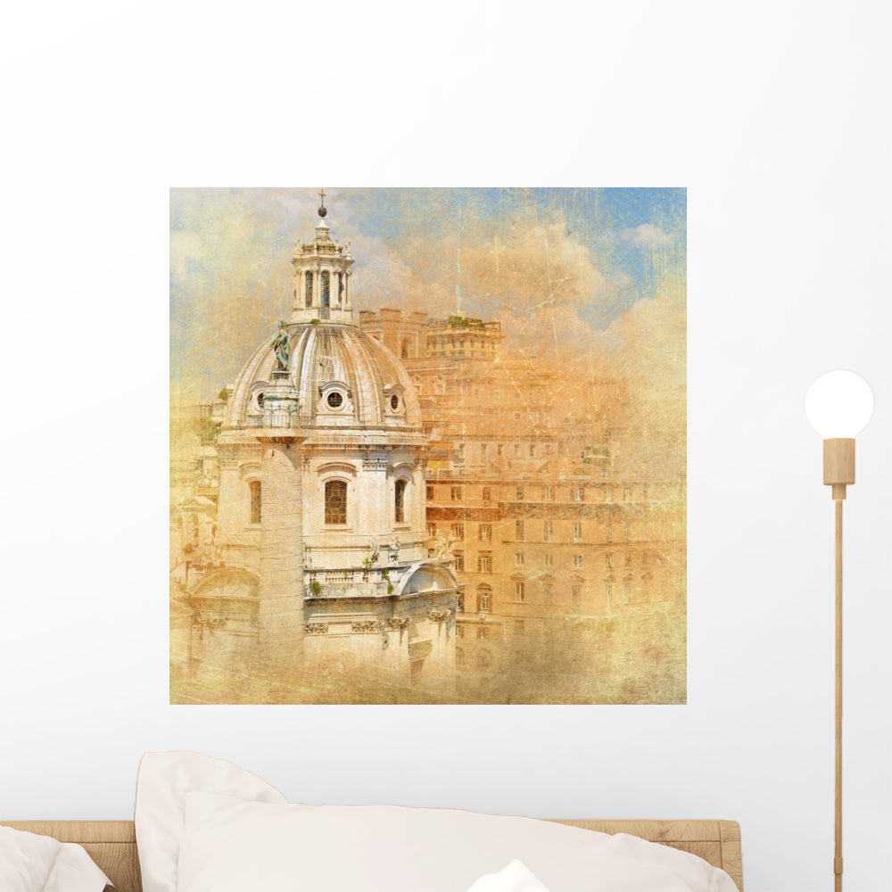 Roman Landmarks Vintage Series Wall Decal Design 1 - WallMonkeys.com ...