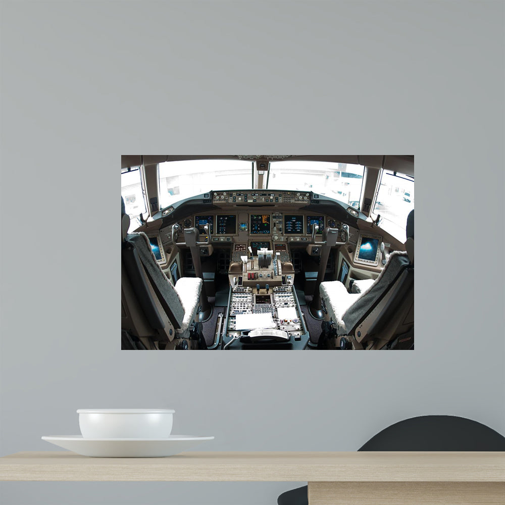 Airplane Cockpit Wall Decal - WallMonkeys.com – Wallmonkeys