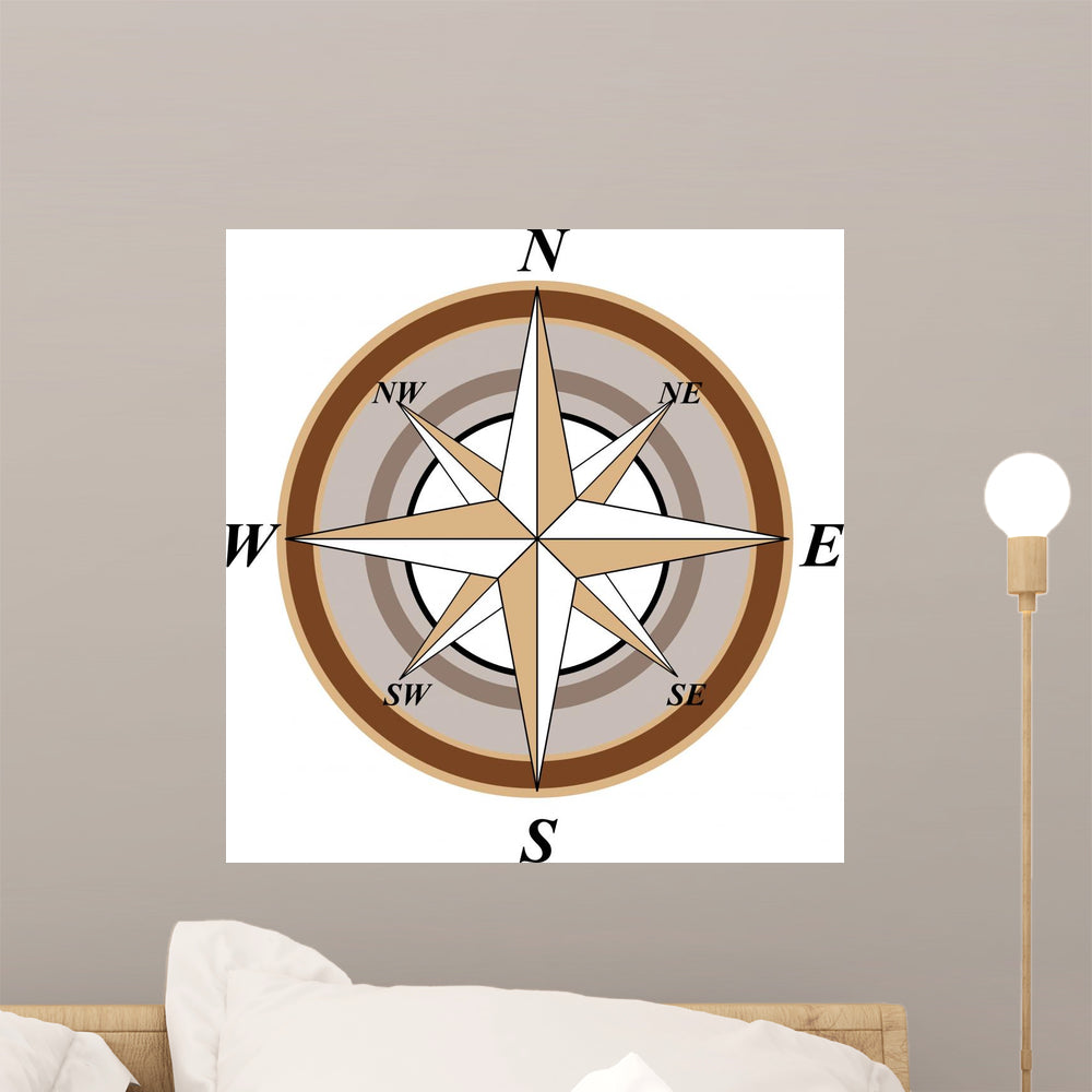 Wind Rose Wall Decal – Wallmonkeys