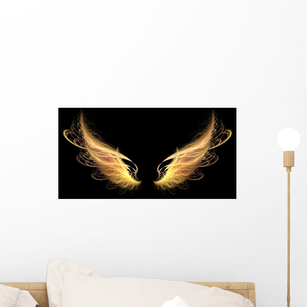 Demon Angel Fire Hell Wall Mural – Wallmonkeys