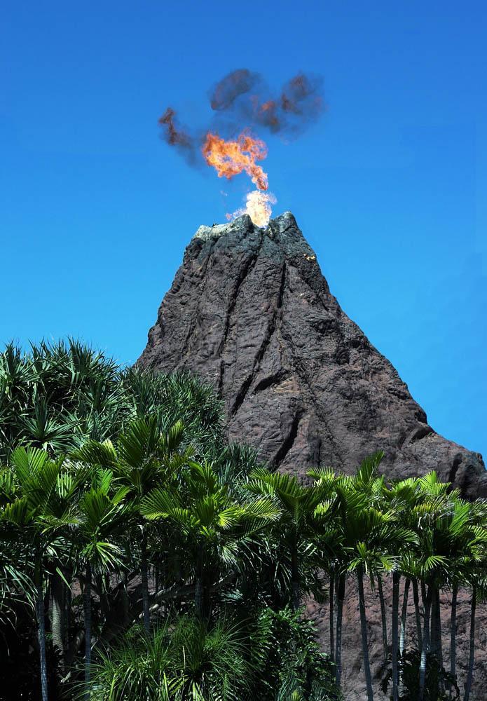 Volcano Wall Decal - WallMonkeys.com – Wallmonkeys