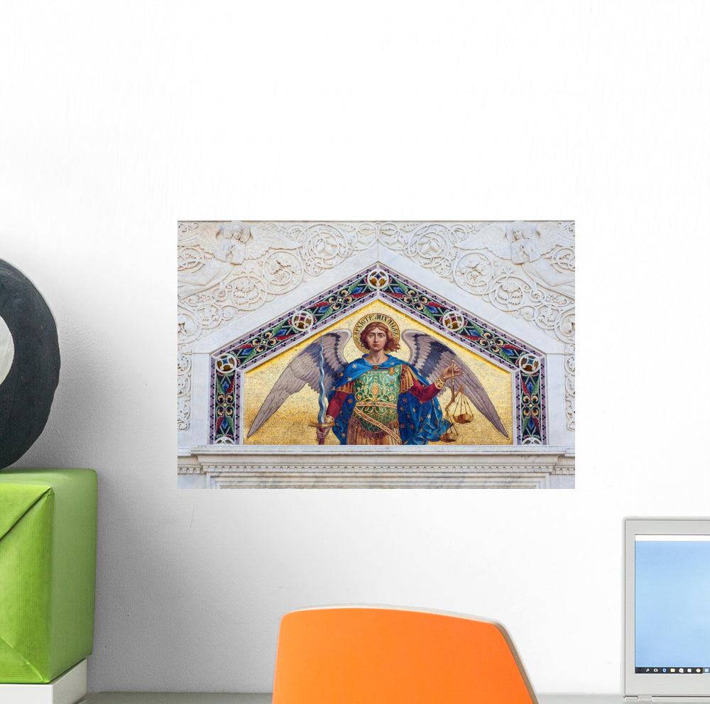 St Michael Archangel Wall Mural – Wallmonkeys