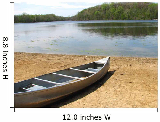 Beached Canoe Wall Mural – Wallmonkeys