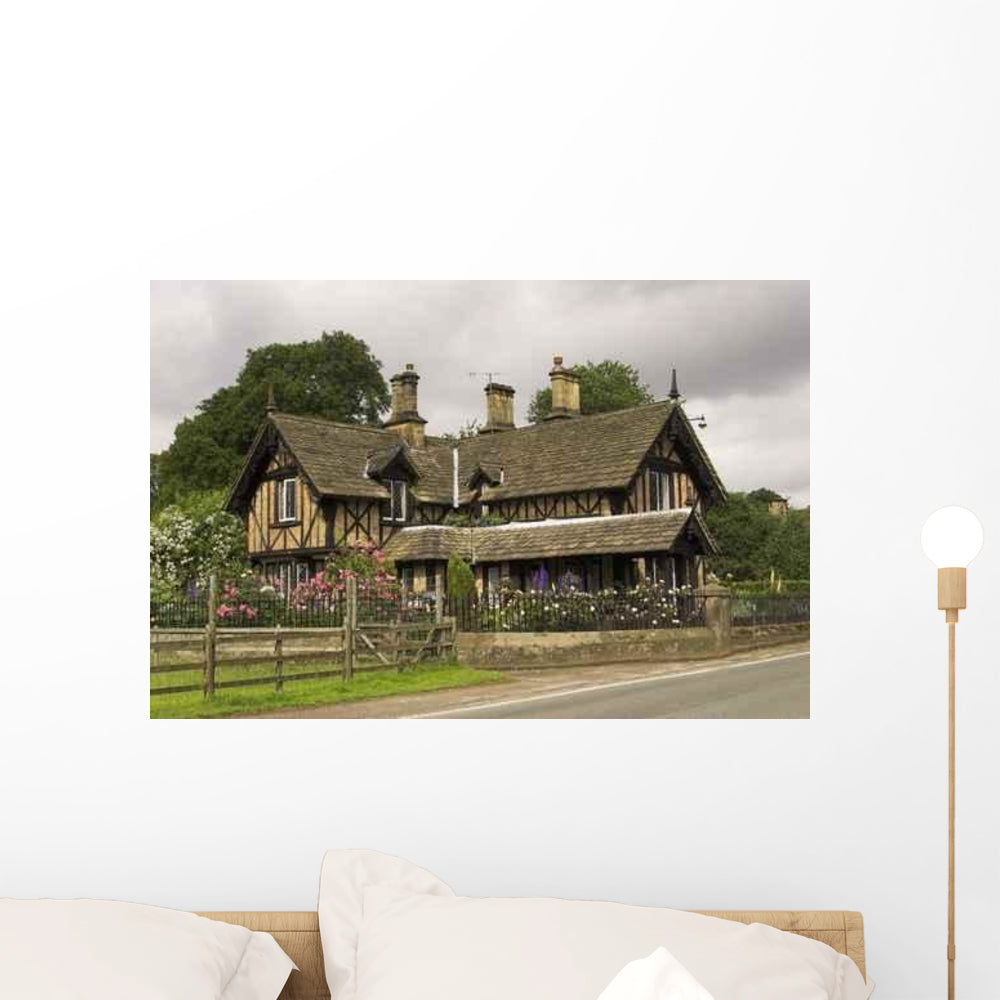 English Country Cottage Wall Decal - WallMonkeys.com – Wallmonkeys