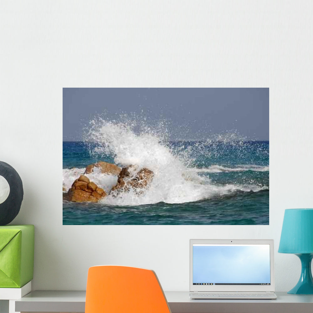 Mare Mosso E Onde Wall Decal - WallMonkeys.com – Wallmonkeys