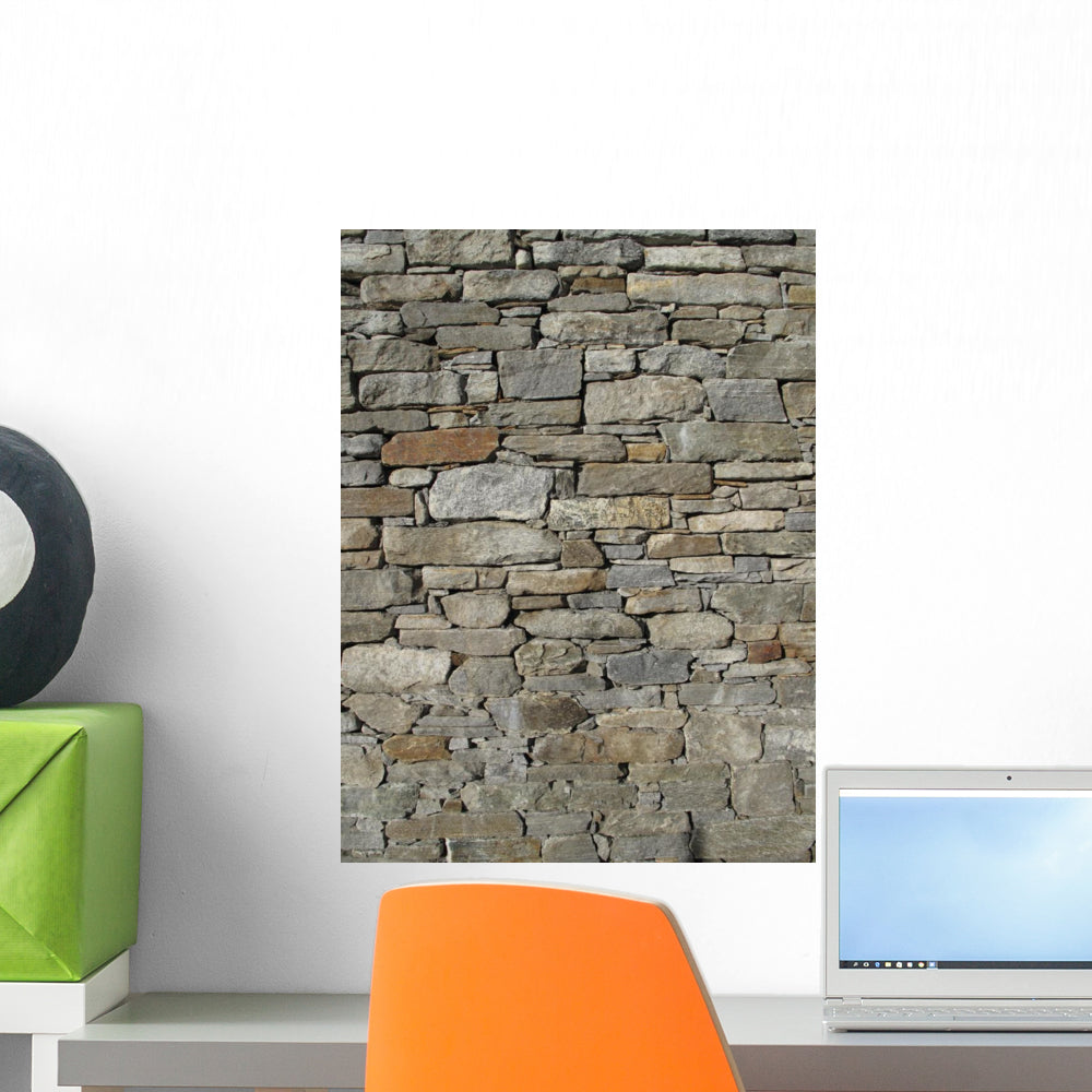 Stone Wall Decal - WallMonkeys.com – Wallmonkeys