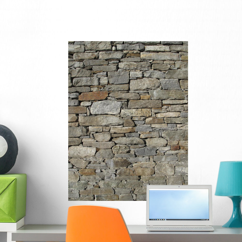 Stone Wall Decal - WallMonkeys.com – Wallmonkeys
