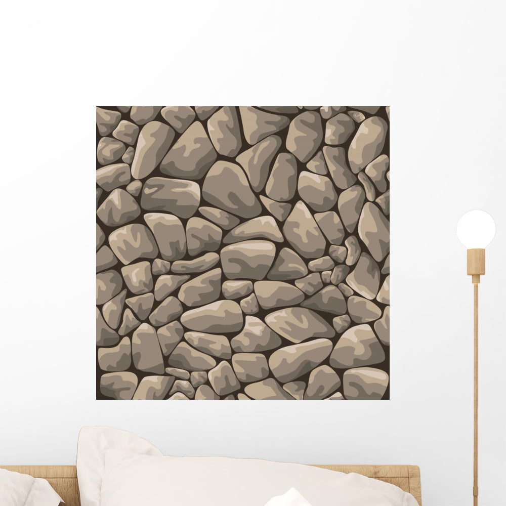 Stone Seamless Wall Decal - WallMonkeys.com – Wallmonkeys