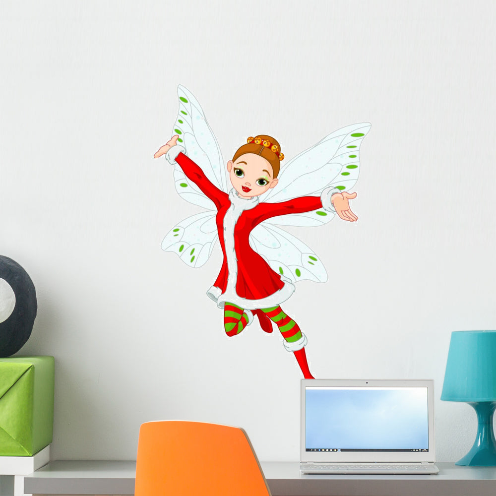 Fairy Christmas Elf Wall Decal - WallMonkeys.com – Wallmonkeys