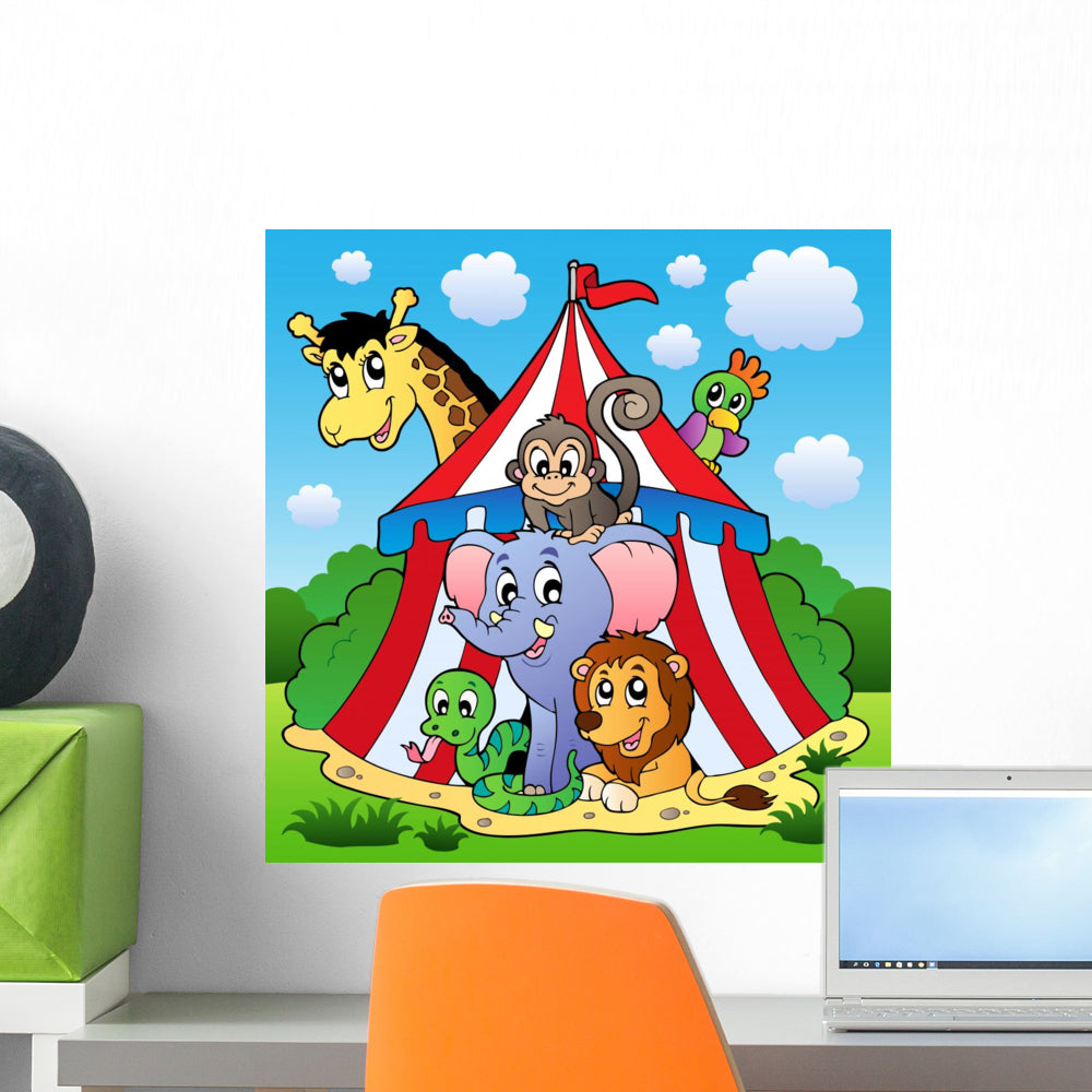 Circus Theme Picture 1 Wall Decal - WallMonkeys.com – Wallmonkeys