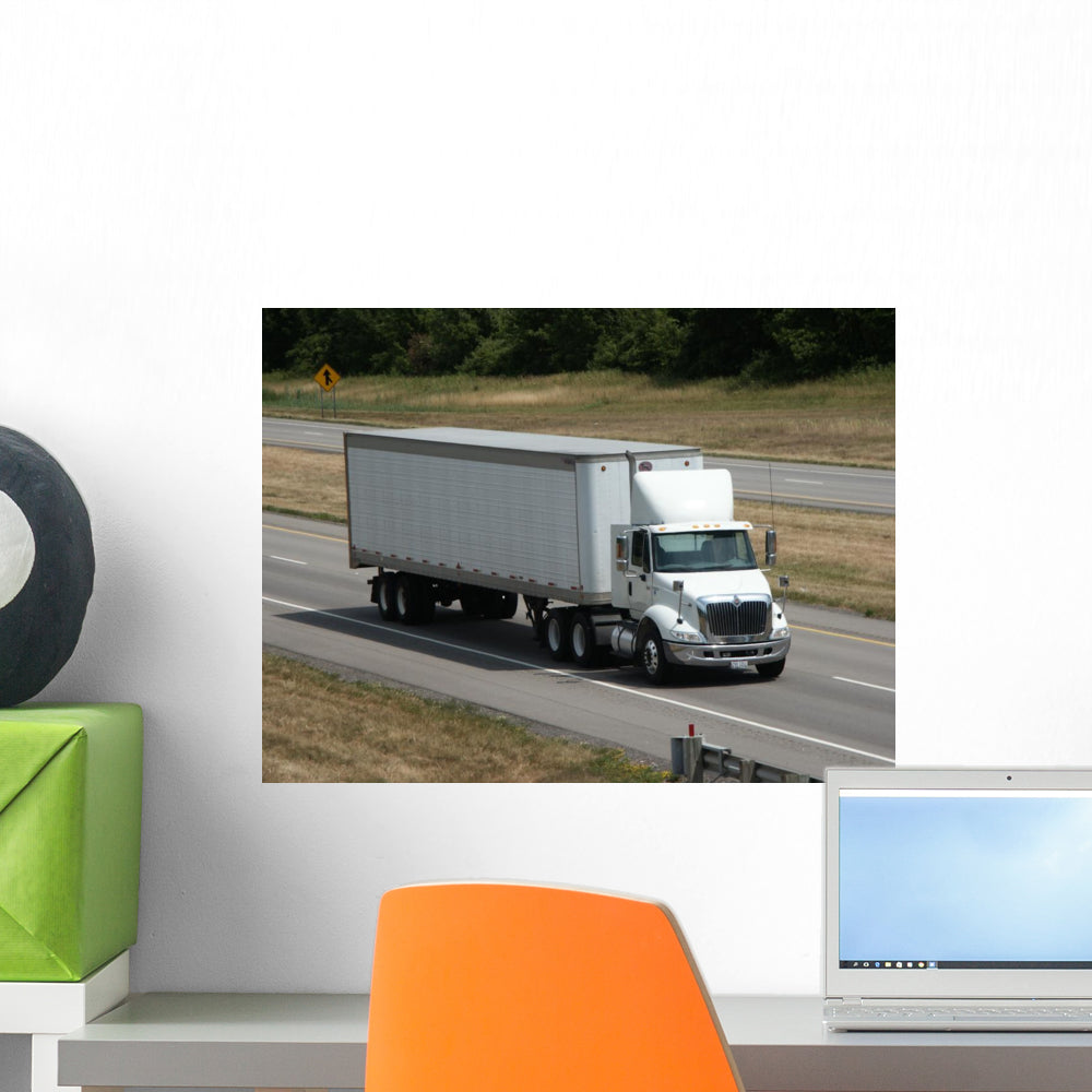 Semi Truck Wall Mural – Wallmonkeys