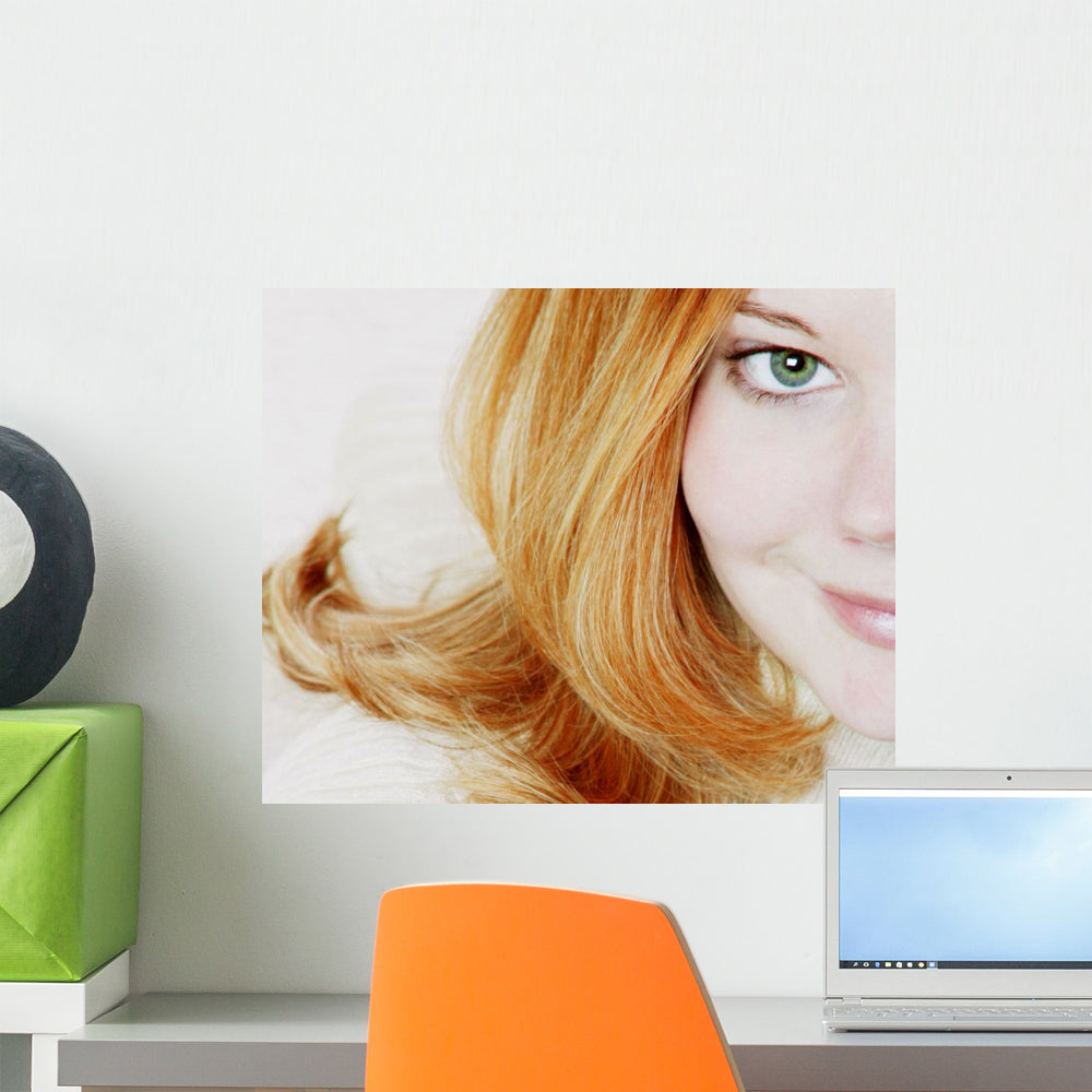 Woman's Face Wall Mural – Wallmonkeys