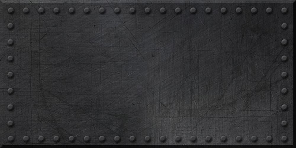 Rectangle Scratched Metal With Rivets Wall Decal - WallMonkeys.com ...