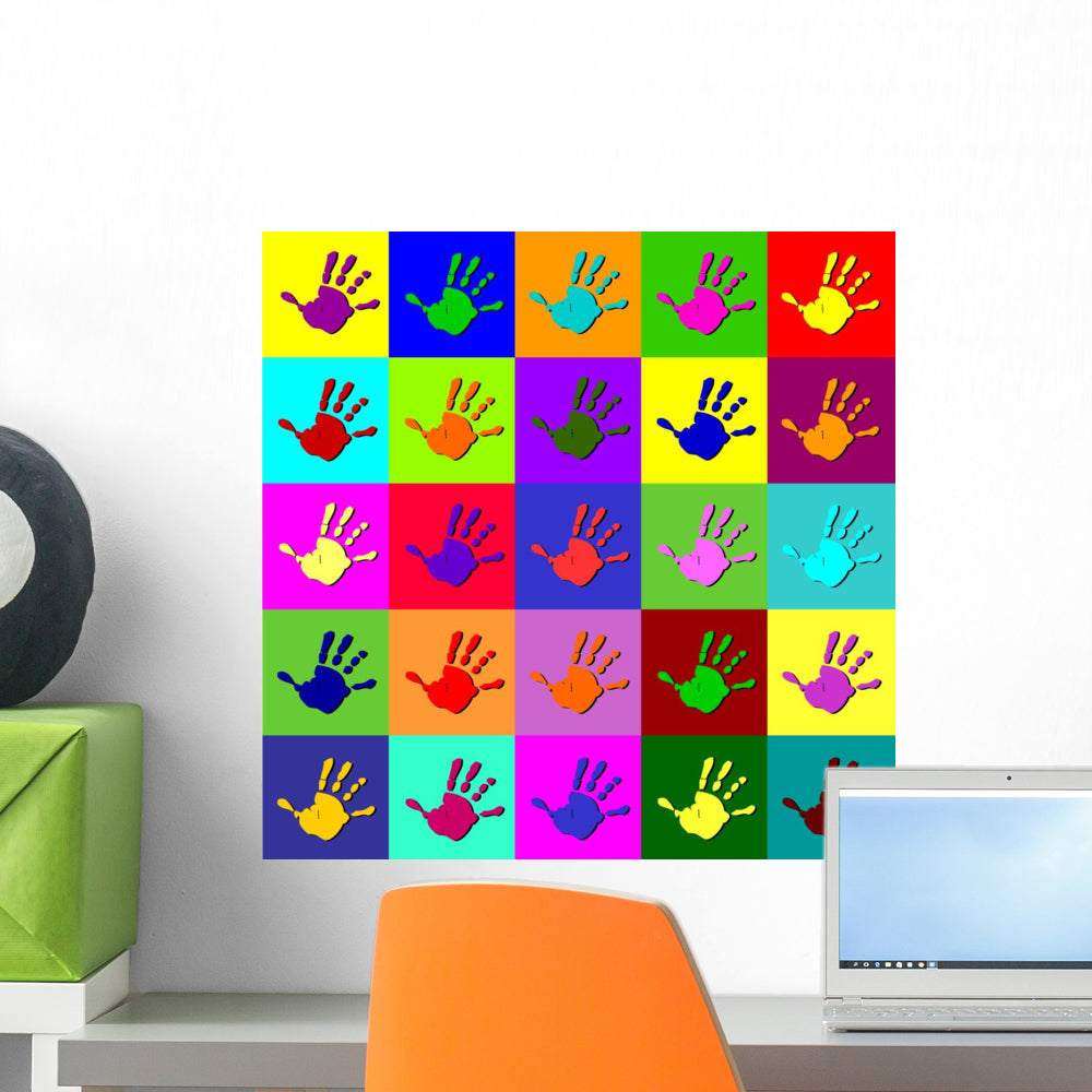 Warhol Hands Wall Decal - WallMonkeys.com – Wallmonkeys