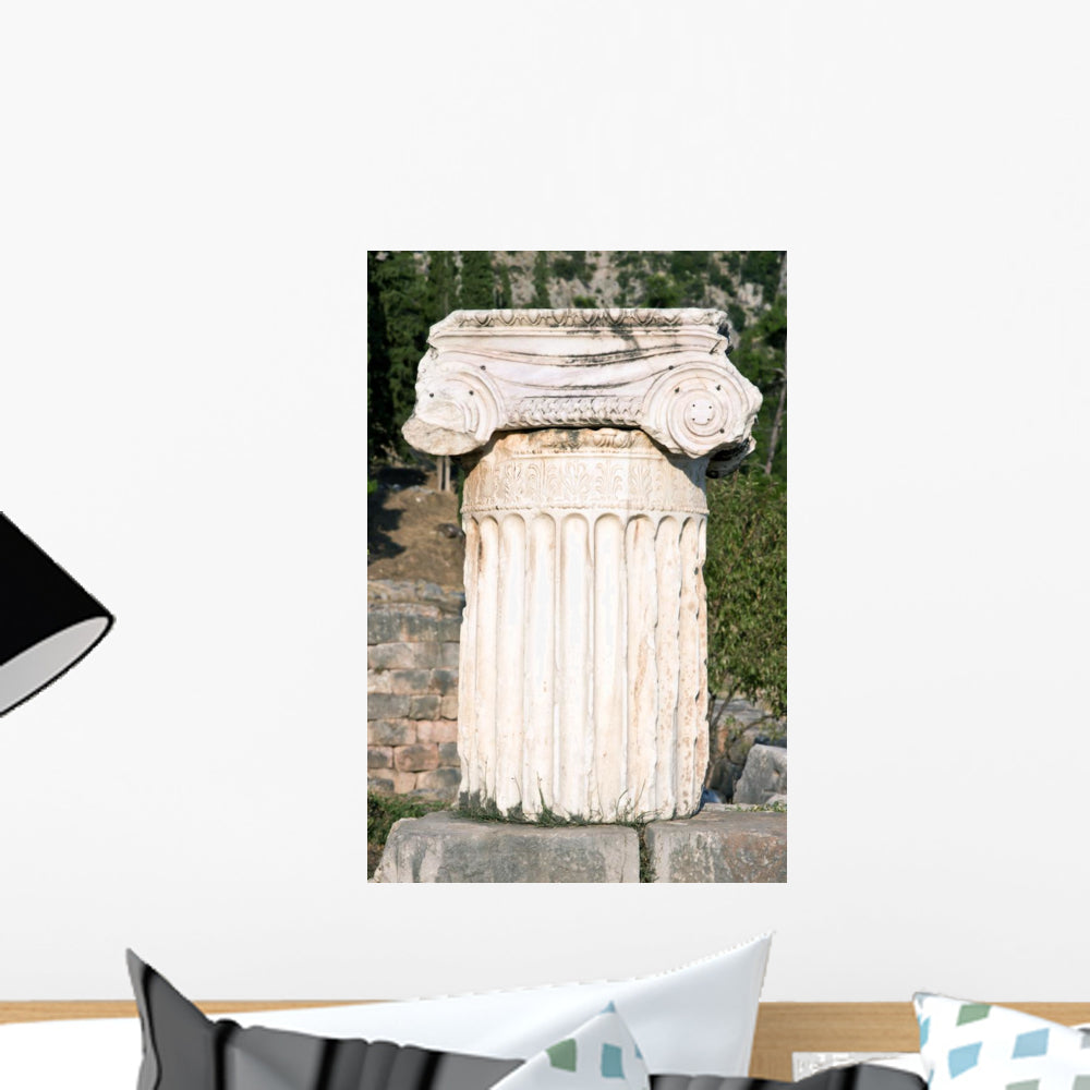 Ancient Column Archaeological Site Wall Decal - WallMonkeys.com ...