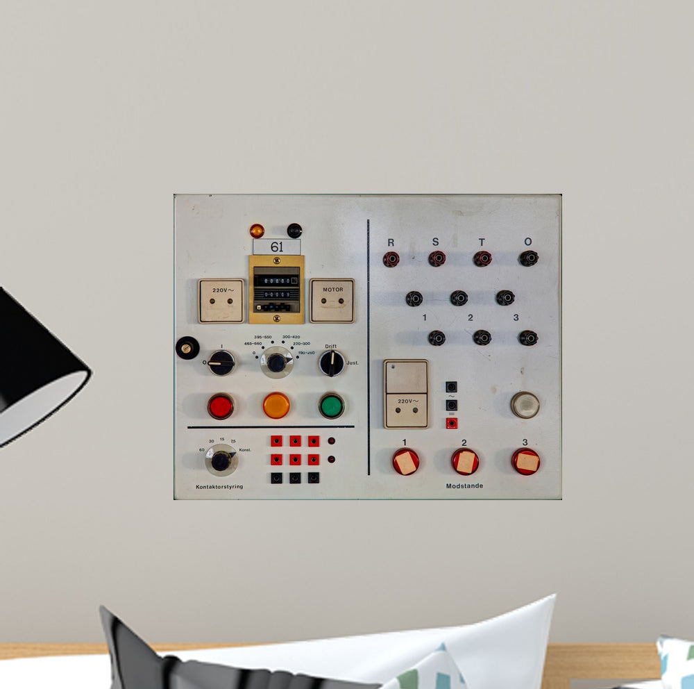 Control Panel 2 Wall Decal - WallMonkeys.com – Wallmonkeys
