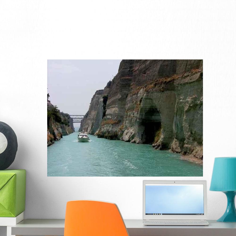 Corinth Canal Wall Decal - WallMonkeys.com – Wallmonkeys