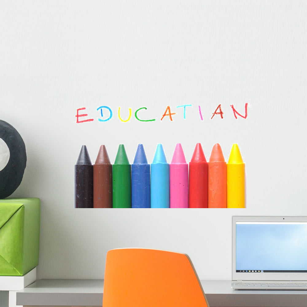 Wax Crayons Wall Decal – Wallmonkeys