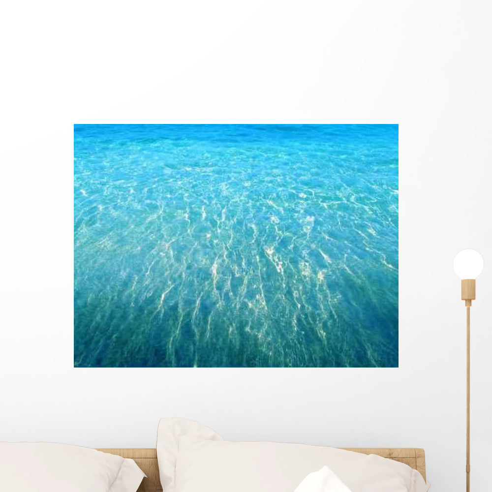 Clear Blue Water Wall Decal - WallMonkeys.com – Wallmonkeys