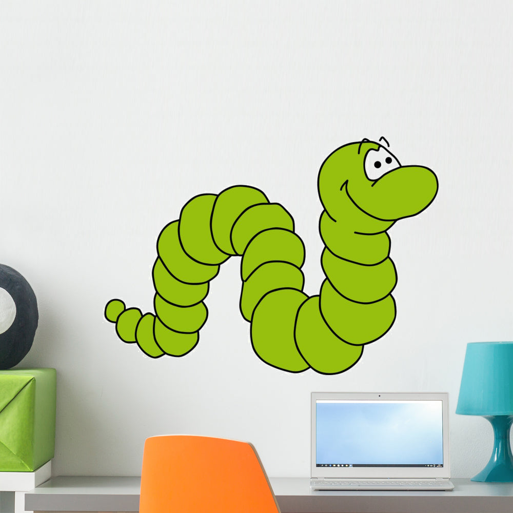 I Worm Wall Decal – Wallmonkeys