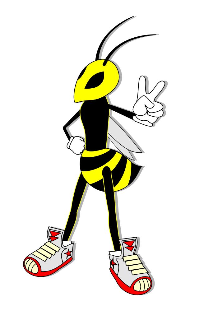 Funny Wasp Wall Decal – Wallmonkeys