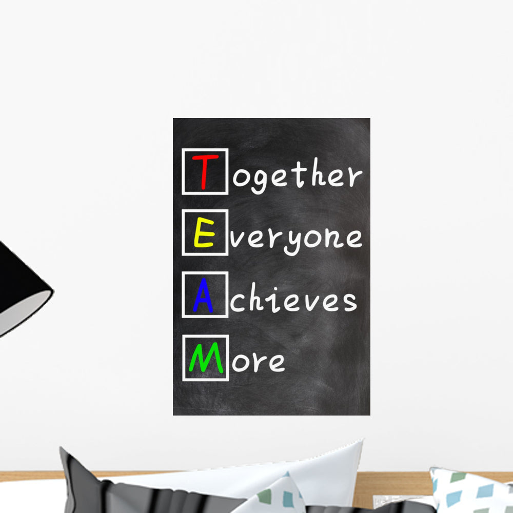 Team Acronym Wall Mural – Wallmonkeys