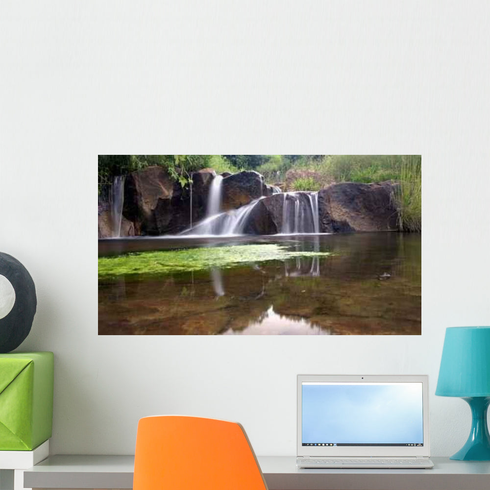 Waterfall Cascade - Horizontal Wall Decal - WallMonkeys.com – Wallmonkeys