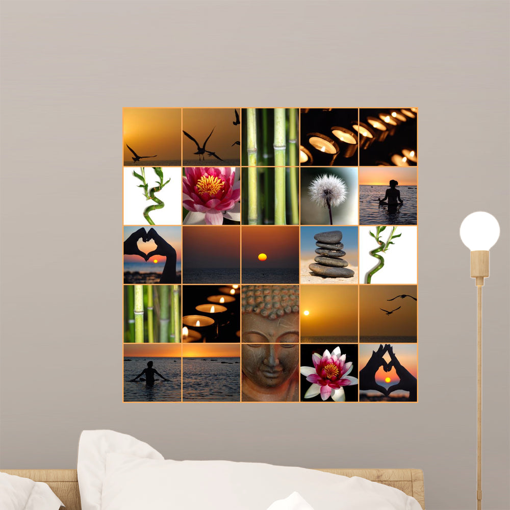 Zen Collage Feng Shui Wall Mural – Wallmonkeys