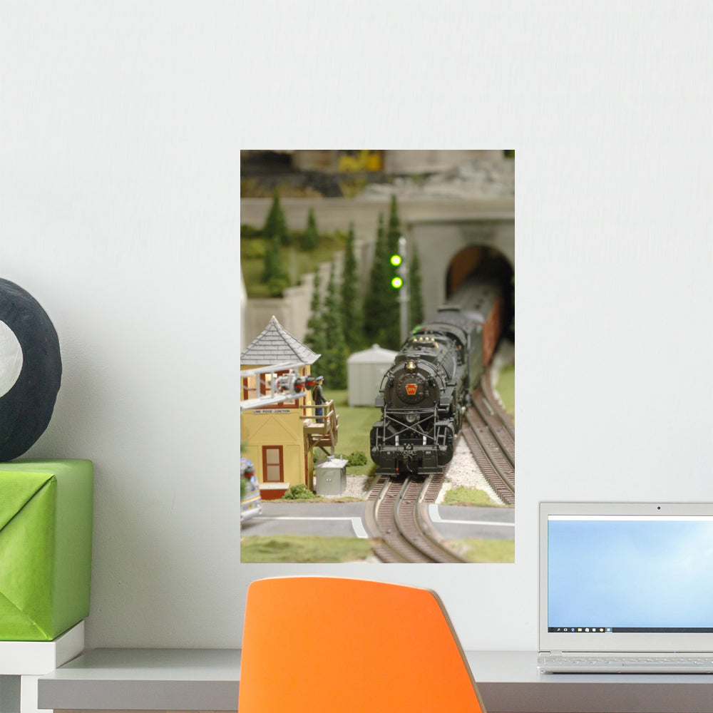 Model Train Wall Mural – Wallmonkeys