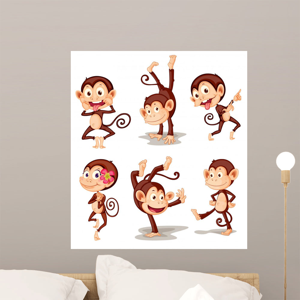 Monkey Series Wall Mural – Wallmonkeys