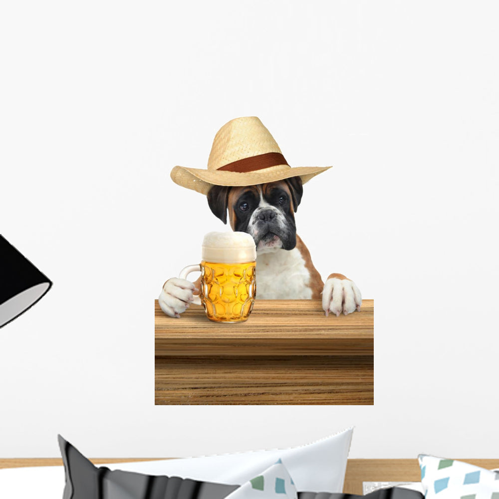 Boxer Wall Decal - WallMonkeys.com – Wallmonkeys