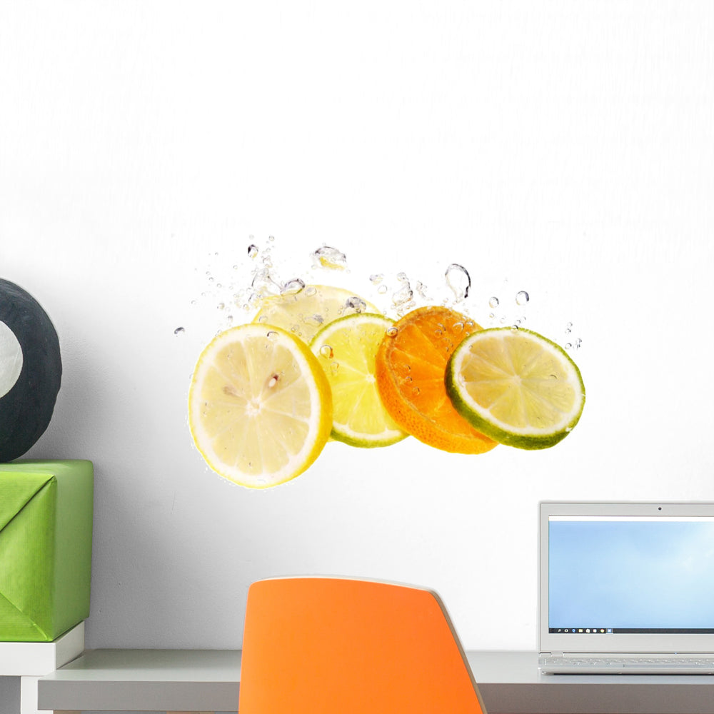 Citrus Slice Wall Decal - WallMonkeys.com – Wallmonkeys