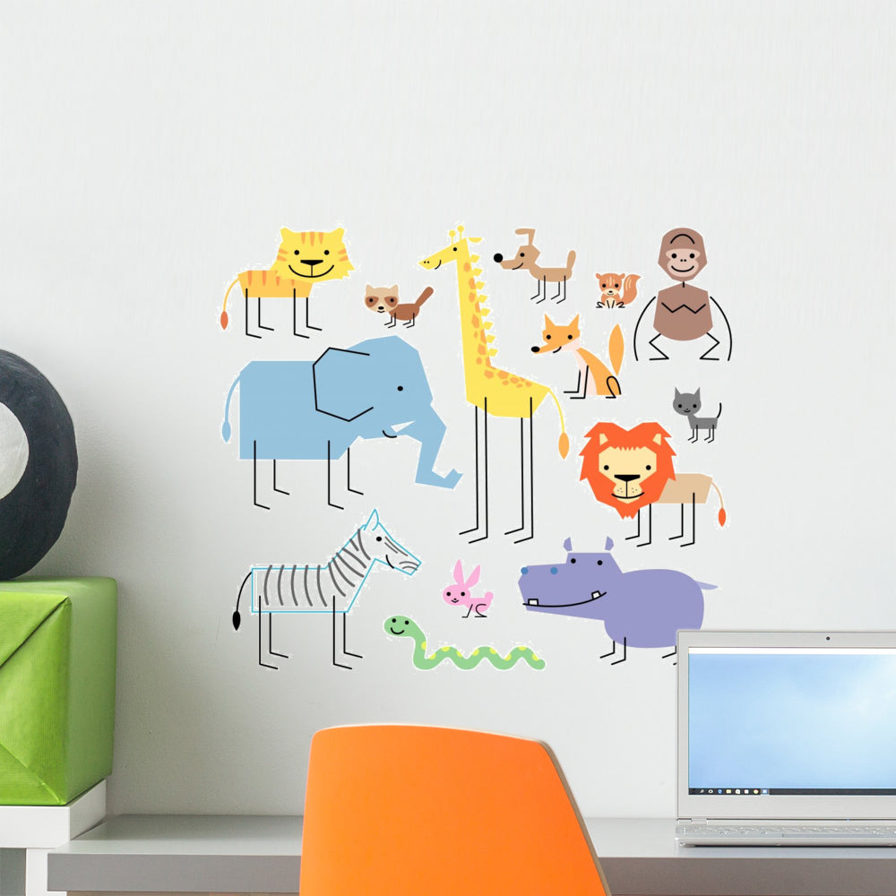 Various Animals Wall Decal - WallMonkeys.com – Wallmonkeys
