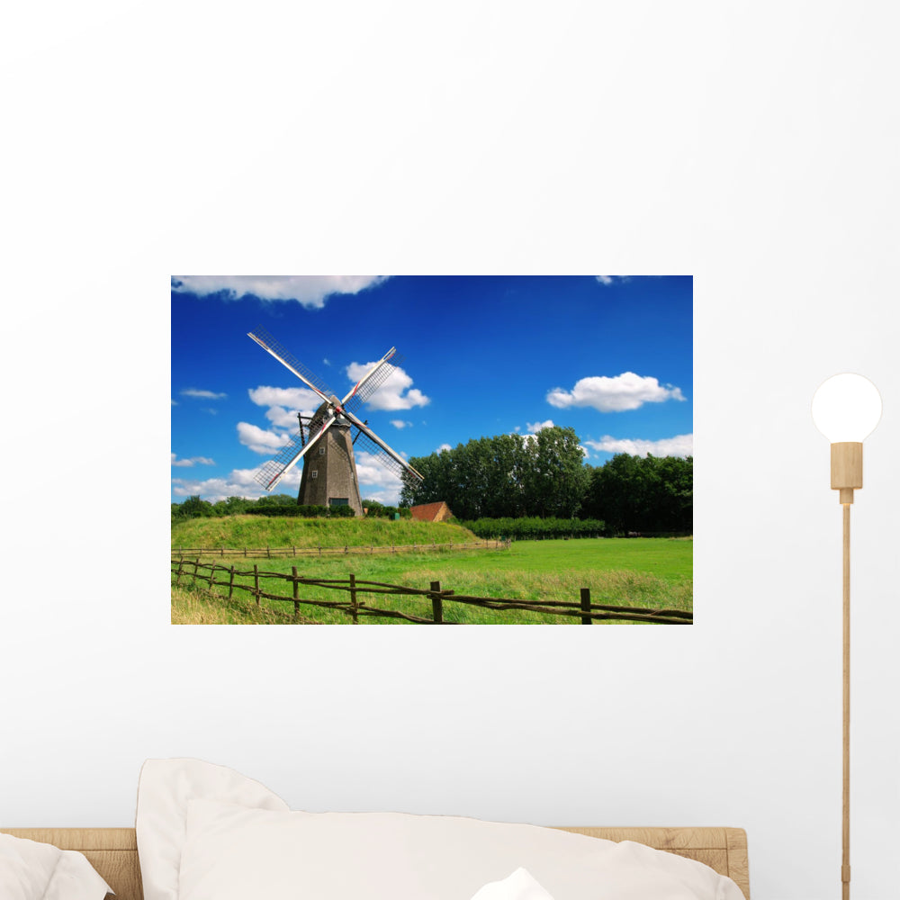 Vintage Windmill Wall Decal - WallMonkeys.com – Wallmonkeys