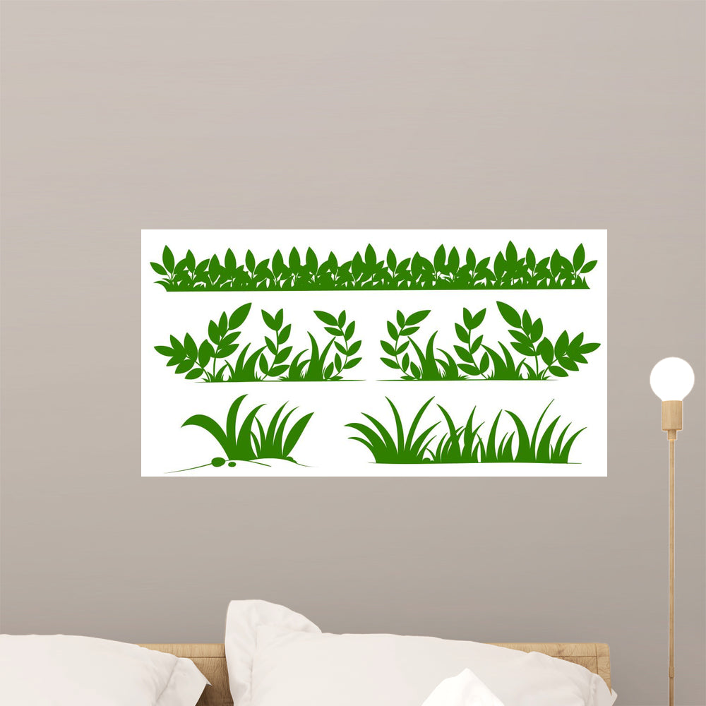 Grass Vectors Wall Decal - WallMonkeys.com – Wallmonkeys
