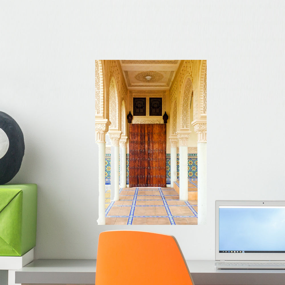 Hallway Morocco Architecture Wall Decal - WallMonkeys.com – Wallmonkeys