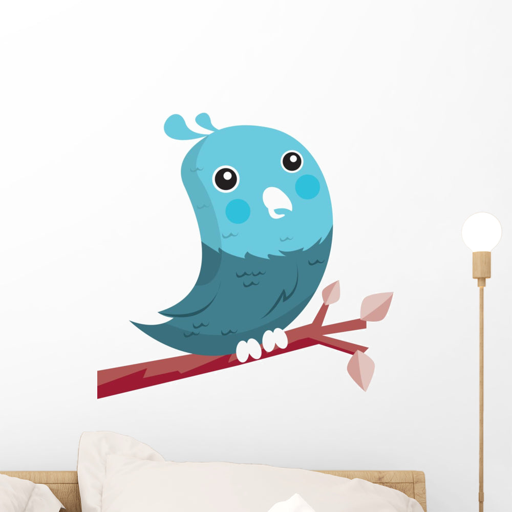 Twitter Bird Wall Decal - WallMonkeys.com – Wallmonkeys