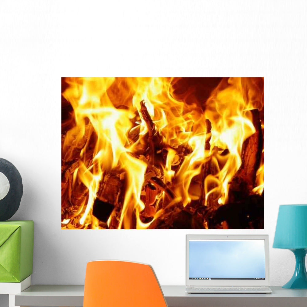Fire Wall Decal - WallMonkeys.com – Wallmonkeys
