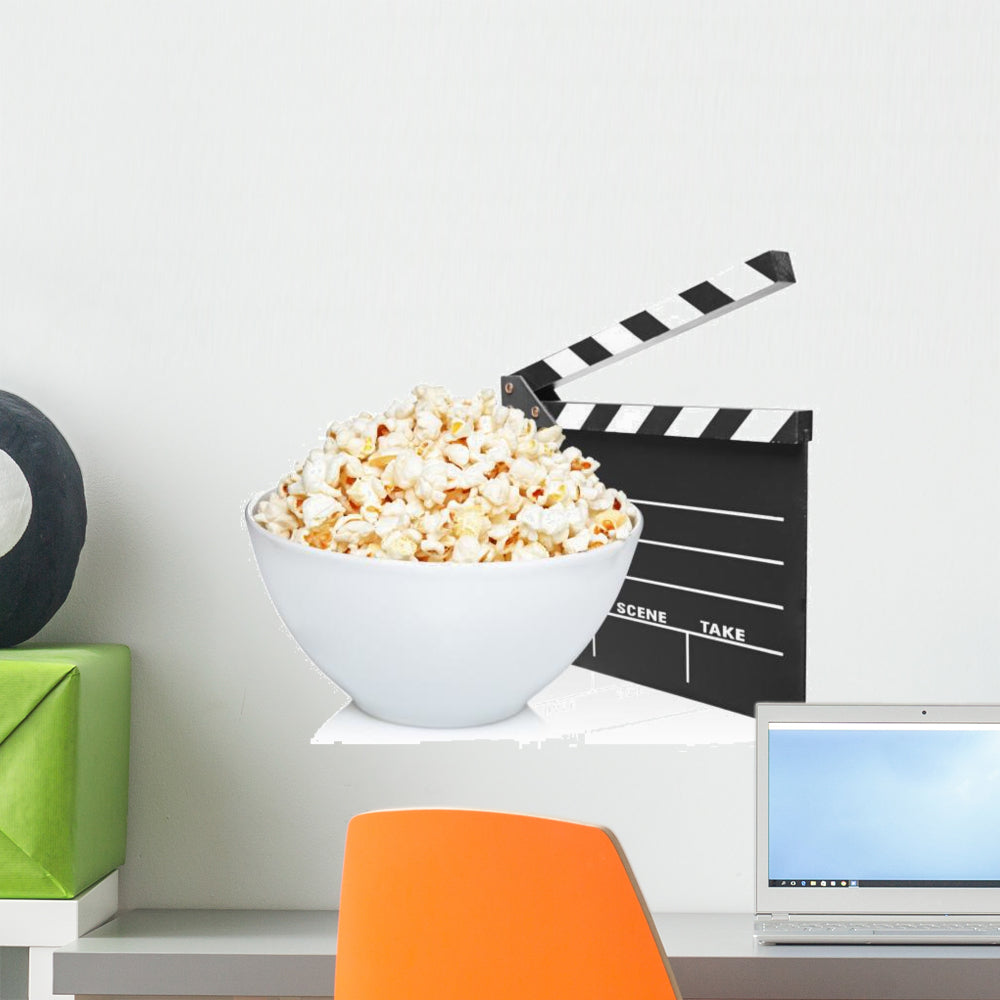 Movie Popcorn Wall Decal – Wallmonkeys
