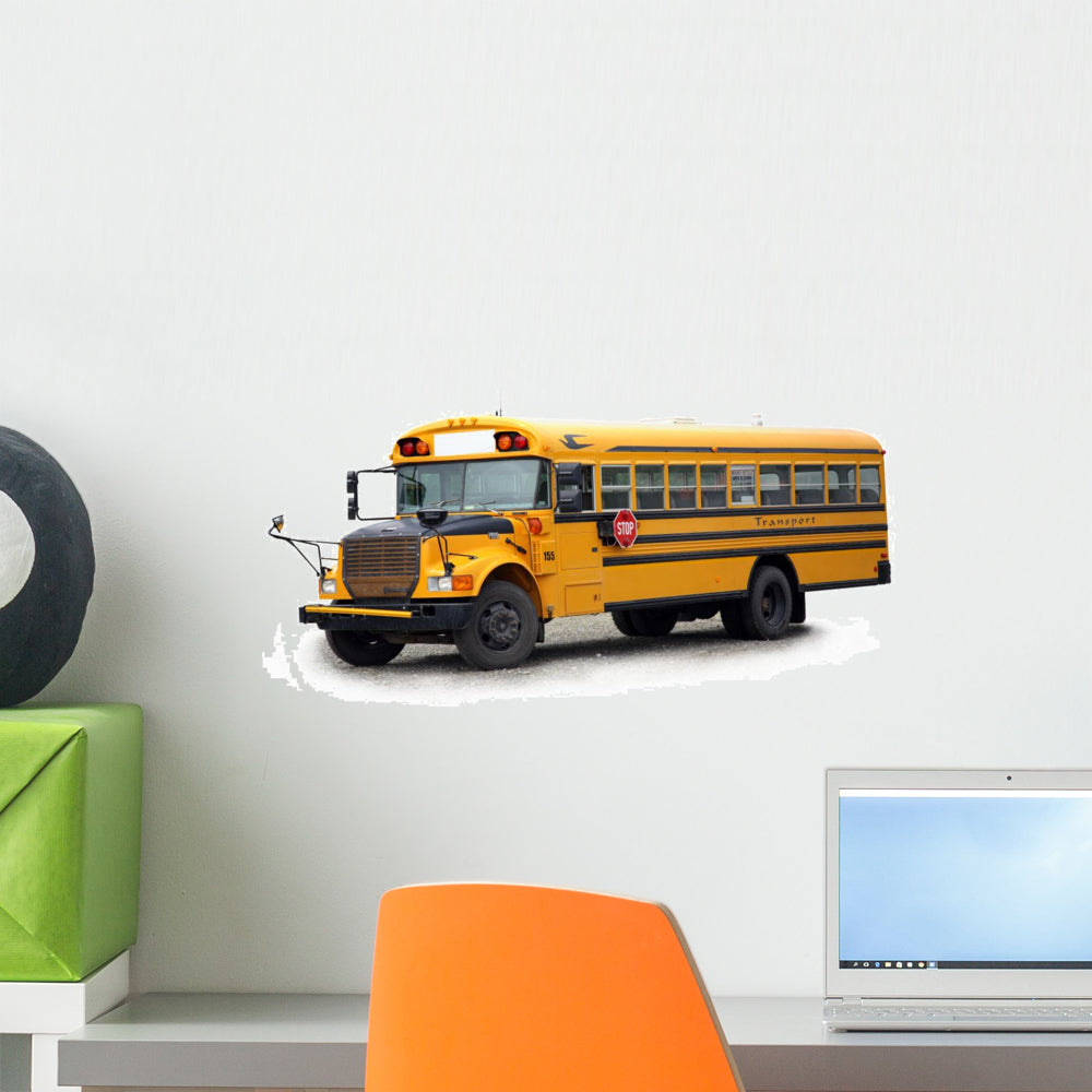 School Bus Wall Decal – Wallmonkeys